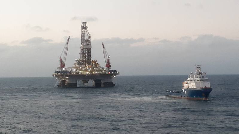 Valaris MS-1 Offshore Drilling Rig Reaches